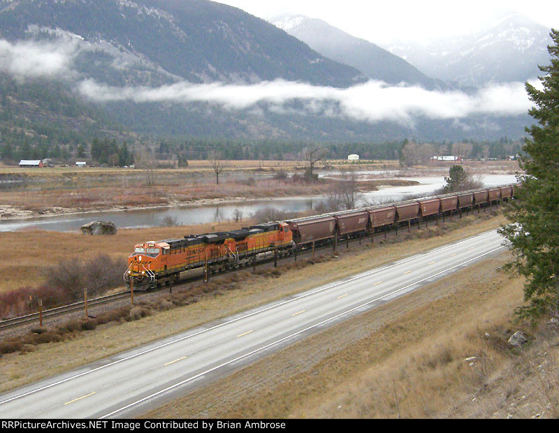 BNSF 6345 East